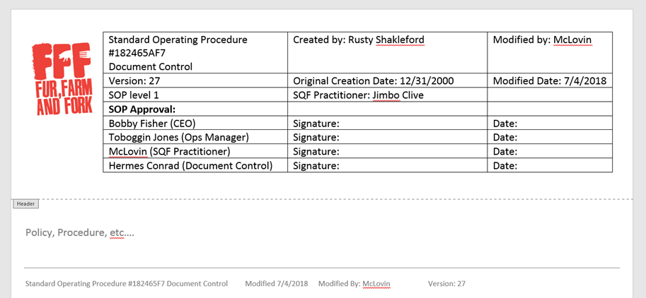 Document Control Numbering Examples Document Control Numbering Examples